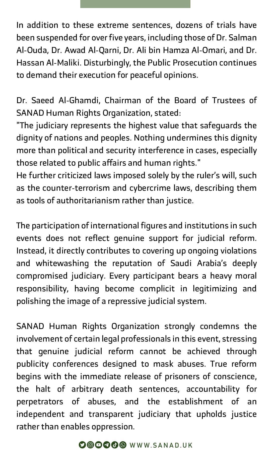 The Second International Judicial Training Conference in Saudi Arabia ...